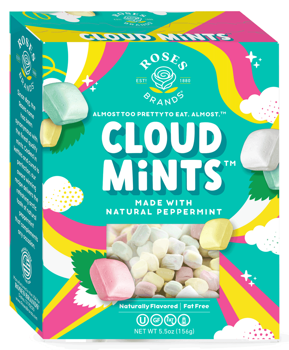 SHOP – tagged "type_Cloud Mints" – Roses Brands Confectionary